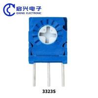 China 3323 Series Single Turn Metal Glass Glaze Trimmer Potentiometer 5k 10k 20k Precision Adjustable Resistor for sale