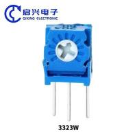 China 3323 Series Single Turn Metal Glass Glaze Trimmer Potentiometer 5k 10k 20k Precision Adjustable Resistor for sale