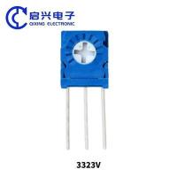 China 3323 Series Single Turn Metal Glass Glaze Trimmer Potentiometer 5k 10k 20k Precision Adjustable Resistor for sale