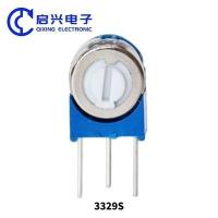 China 3323 Series Single Turn Metal Glass Glaze Trimmer Potentiometer 5k 10k 20k Precision Adjustable Resistor for sale