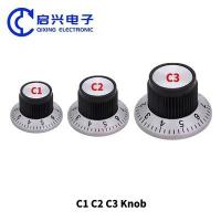 China C1/C2/C3 Bakelite Guitar Knobs 6mm Potentiometer with 24-37mm Diameter Options for sale