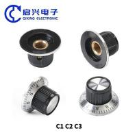 China C1/C2/C3 Bakelite Guitar Knobs 6mm Potentiometer with 24-37mm Diameter Options for sale