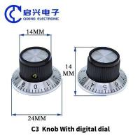 China C1/C2/C3 Bakelite Guitar Knobs 6mm Potentiometer with 24-37mm Diameter Options for sale