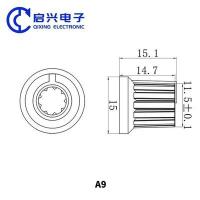 China KN-1400 Davies Potentiometer Knob 6.35mm Shaft Hole 17.15mm Diameter for Guitar Amplifiers and Effects for sale