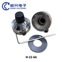 China KN-19-14 ABS Plastic Guitar Amplifier Knobs 19mm x 15mm with 6.4mm Bore for Volume and Tone Control for sale