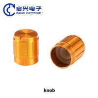 China KN-19-14 ABS Plastic Guitar Amplifier Knobs 19mm x 15mm with 6.4mm Bore for Volume and Tone Control for sale