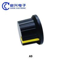 China KN-19-14 ABS Plastic Guitar Amplifier Knobs 19mm x 15mm with 6.4mm Bore for Volume and Tone Control for sale