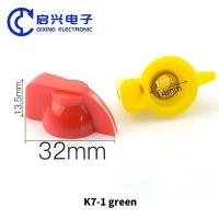 China KN-19-14 ABS Plastic Guitar Amplifier Knobs 19mm x 15mm with 6.4mm Bore for Volume and Tone Control for sale