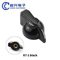 China KN-19-14 ABS Plastic Guitar Amplifier Knobs 19mm x 15mm with 6.4mm Bore for Volume and Tone Control for sale