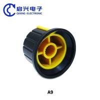 China KN-19-14 ABS Plastic Guitar Amplifier Knobs 19mm x 15mm with 6.4mm Bore for Volume and Tone Control for sale