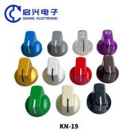 China KN-19-14 ABS Plastic Guitar Amplifier Knobs 19mm x 15mm with 6.4mm Bore for Volume and Tone Control for sale