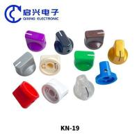China KN-19-14 ABS Plastic Guitar Amplifier Knobs 19mm x 15mm with 6.4mm Bore for Volume and Tone Control for sale