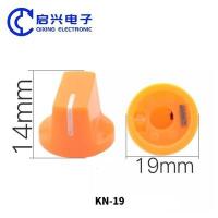 China KN-19-14 ABS Plastic Guitar Amplifier Knobs 19mm x 15mm with 6.4mm Bore for Volume and Tone Control for sale