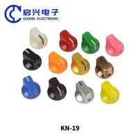 China KN-19-14 ABS Plastic Guitar Amplifier Knobs 19mm x 15mm with 6.4mm Bore for Volume and Tone Control for sale