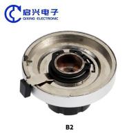 China Precision Dial Knob B2 46mm 6.35mm Shaft 15 Turn Lockable for 3590 7276 Potentiometer for sale
