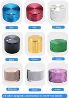 China ABS Multicolor Guitar Knob for Electric Guitar Bass Volume Tone Control 6mm for sale