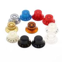 China ABS Electric Guitar Volume Tone Knob 6mm Diameter Top Hat Speed Control Knob Multi Color for sale