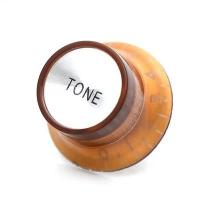 China Silver Aluminum Alloy Potentiometer Control Knob 25x15.5mm Screw Type for Guitar Bass Volume Audio for sale