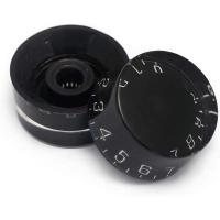 China Silver Aluminum Alloy Potentiometer Control Knob 25x15.5mm Screw Type for Guitar Bass Volume Audio for sale