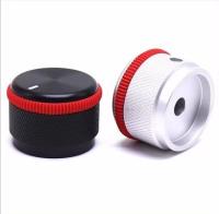 China Solid Aluminum Alloy 30mm x 22mm 6mm Shaft Amplifier Volume Potentiometer Knob for sale