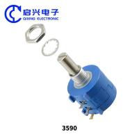 China 534 Multiturn Wirewound Potentiometer 10-Turn 2W Precision Component with 3600° Electrical Angle for sale