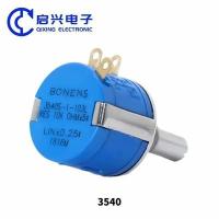 China 534 Multiturn Wirewound Potentiometer 10-Turn 2W Precision Component with 3600° Electrical Angle for sale