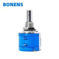 China 534 Multiturn Wirewound Potentiometer 10-Turn 2W Precision Component with 3600° Electrical Angle for sale