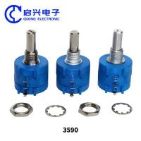 China 534 Multiturn Wirewound Potentiometer 10-Turn 2W Precision Component with 3600° Electrical Angle for sale