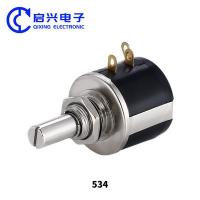 China WDD35D-4 10kΩ Precision Potentiometer with 0.5% Linearity and 36mm Diameter for Industrial Control for sale