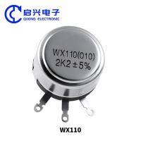 China WX111 WX030 Single Turn Wire Wound Potentiometer 3W Adjustable Resistor with 6mm Shaft and 43mm Diameter for sale