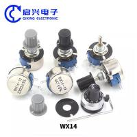 China WX111 WX030 Single Turn Wire Wound Potentiometer 3W Adjustable Resistor with 6mm Shaft and 43mm Diameter for sale