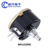 China WX112 WX050 5W Single Turn Wire Wound Potentiometer 6mm Shaft 45mm Diameter Adjustable Resistance 100Ω-47KΩ for sale