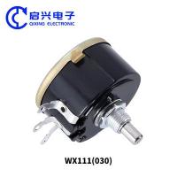 China WX111 WX030 Single Turn Wire Wound Potentiometer 3W Adjustable Resistor with 6mm Shaft and 43mm Diameter for sale