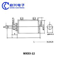 China Bonens 3540S-1-502L Wirewound Potentiometer 5K Ohms 10 Turns 2W 3540 Series for sale