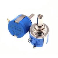 China BONENS WXD4-23 3W Multi Turn Wirewound Potentiometer 10K Ohm 6mm Shaft for sale