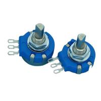 China BONENS WXD4-23 3W Multi Turn Wirewound Potentiometer 10K Ohm 6mm Shaft for sale