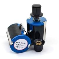 China BONENS WXD4-23 3W Multi Turn Wirewound Potentiometer 10K Ohm 6mm Shaft for sale