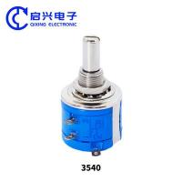 China WXD4-23 100ohm 3W Multi-Turn Wirewound Potentiometer 10 Turns 6mm Shaft for sale