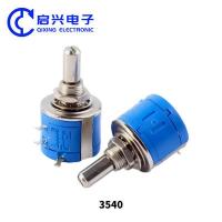 China WXD4-23 100ohm 3W Multi-Turn Wirewound Potentiometer 10 Turns 6mm Shaft for sale