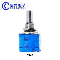 China WXD4-23 100ohm 3W Multi-Turn Wirewound Potentiometer 10 Turns 6mm Shaft for sale