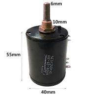 China WXD4-23 100ohm 3W Multi-Turn Wirewound Potentiometer 10 Turns 6mm Shaft for sale