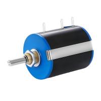 China WXD4-23 100ohm 3W Multi-Turn Wirewound Potentiometer 10 Turns 6mm Shaft for sale
