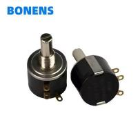 China 534 Series 10-Turn Wirewound Potentiometer 2W 1k-100k Ohm Precision Variable Resistor for sale