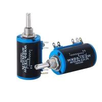 China WX111(030) 4.7K Ohm 3W Single-Turn Wirewound Potentiometer with 6mm Shaft and 43mm Diameter for sale