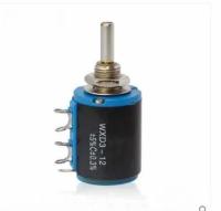 China WX111(030) 4.7K Ohm 3W Single-Turn Wirewound Potentiometer with 6mm Shaft and 43mm Diameter for sale