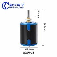 China WX111(030) 4.7K Ohm 3W Single-Turn Wirewound Potentiometer with 6mm Shaft and 43mm Diameter for sale