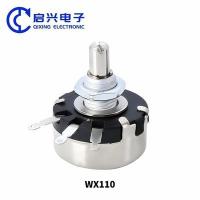 China WX111(030) 4.7K Ohm 3W Single-Turn Wirewound Potentiometer with 6mm Shaft and 43mm Diameter for sale