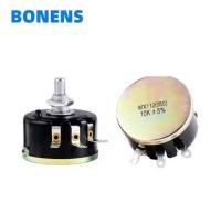 China WX118 Single Turn Wirewound Potentiometer 1W 23mm Diameter with 49mm Long Shaft for sale