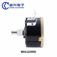 China WX118 Single Turn Wirewound Potentiometer 1W 23mm Diameter with 49mm Long Shaft for sale