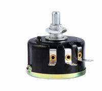 China WX118 Single Turn Wirewound Potentiometer 1W 23mm Diameter with 49mm Long Shaft for sale